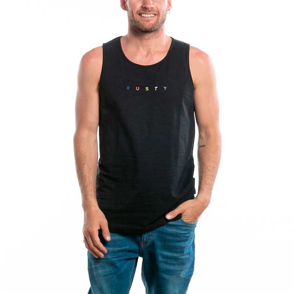 MUSCULOSA RUSTY SHORTCUT TANK - Red Sport