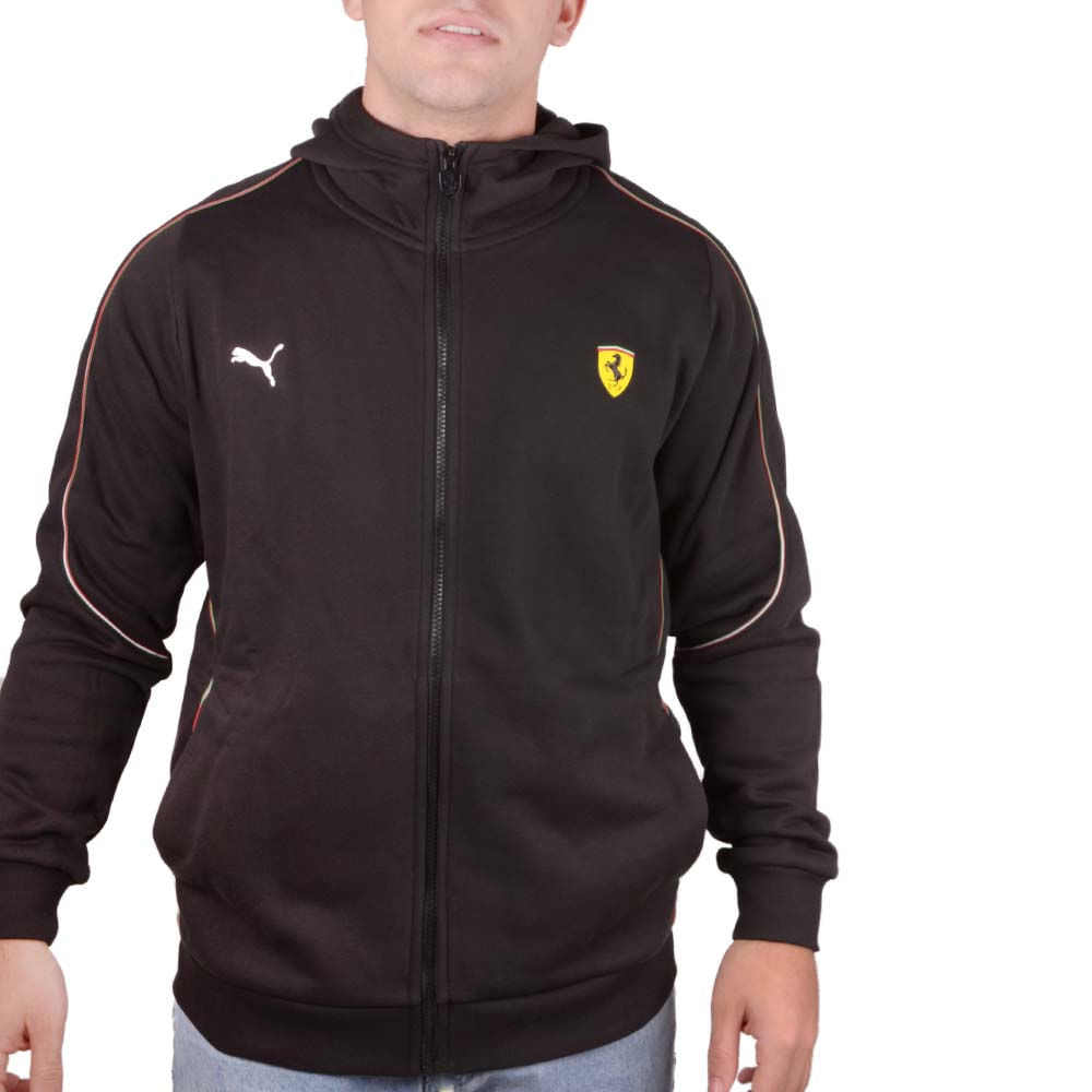 CAMPERA PUMA FERRARI RACE HOODED SWEAT - Red Sport