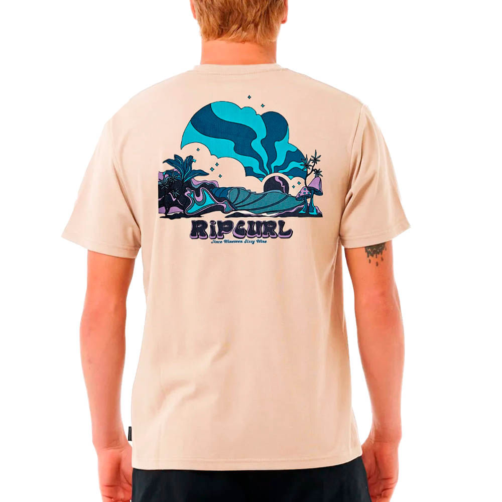 REMERA RIP CURL NEW CALIFORNIA MASON PIPELINES - Red Sport