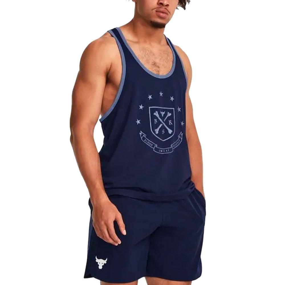 MUSCULOSA UNDER ARMOUR PROJET ROCK GYM TANK - Red Sport