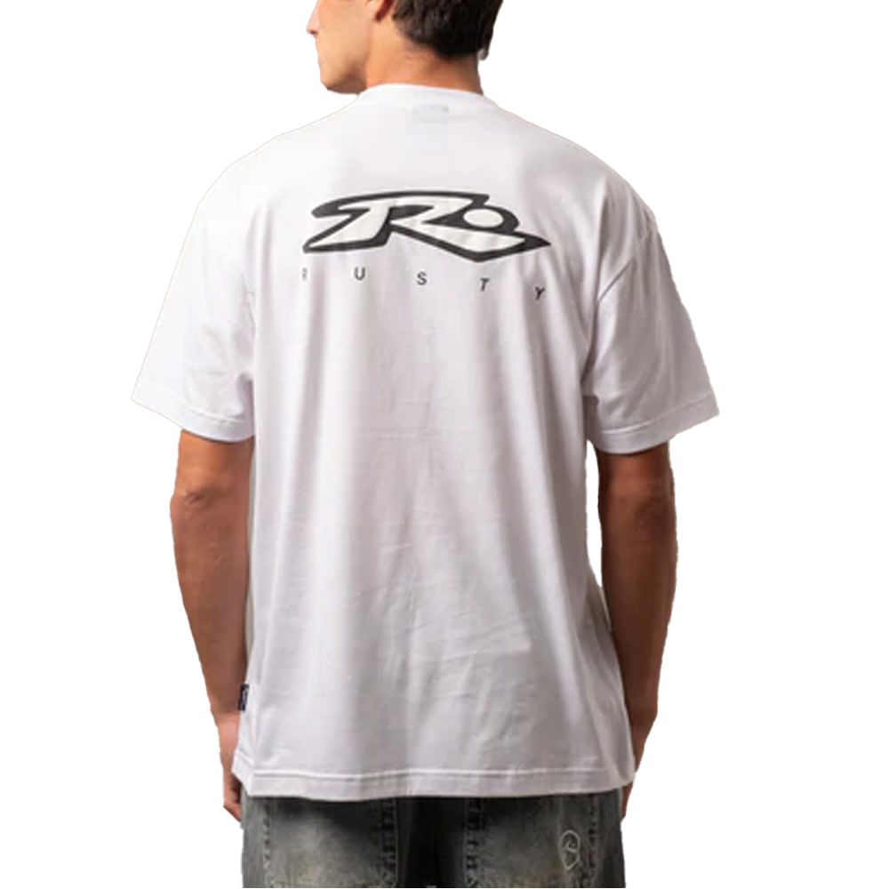 REMERA RUSTY REGISTERED TEE - Red Sport