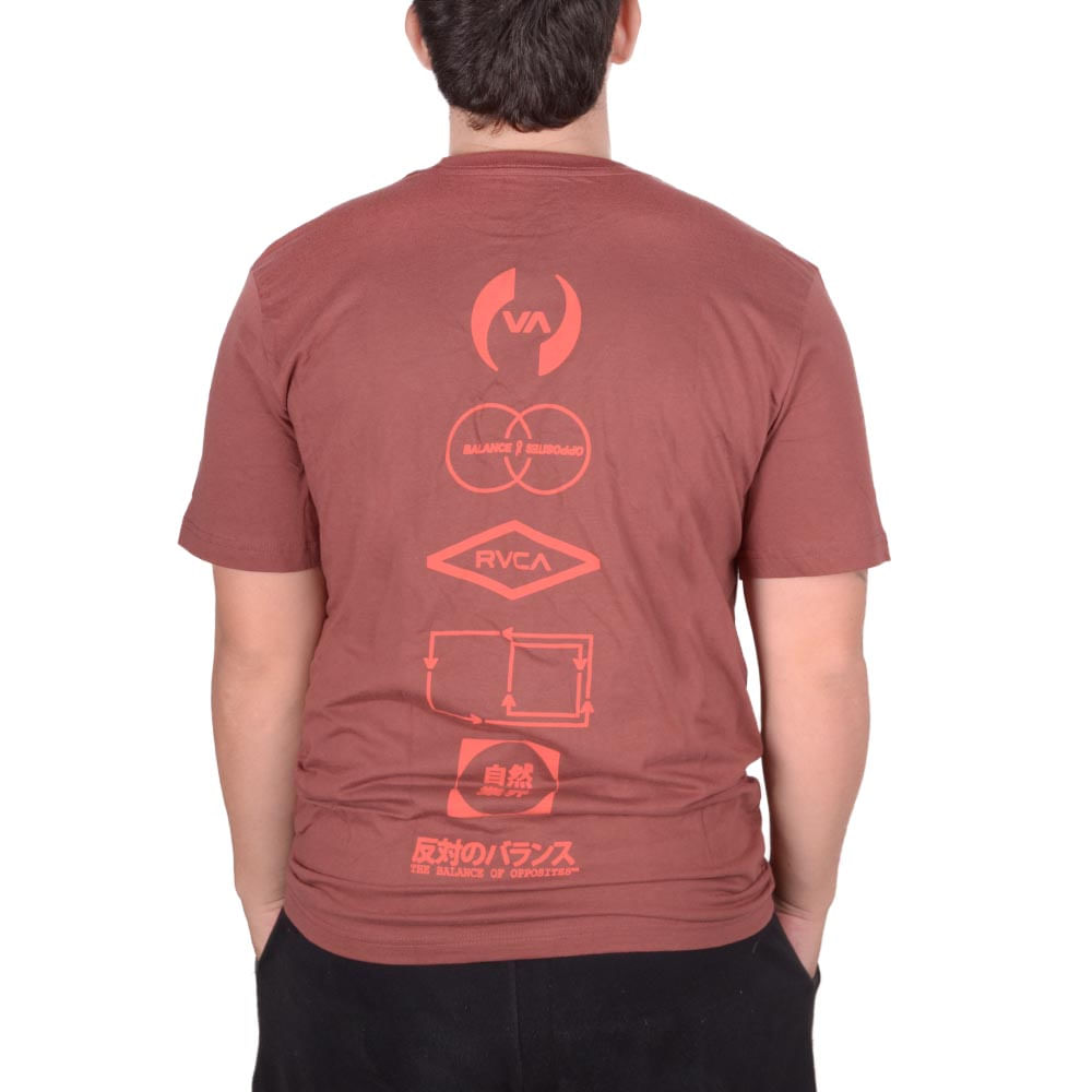 REMERA RVCA STACKHOUSE - Red Sport