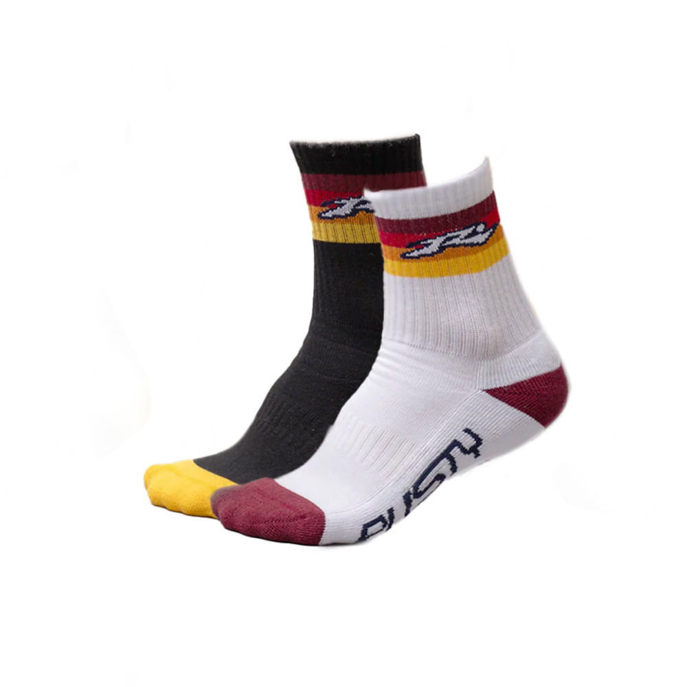 MEDIAS RUSTY LENUFF SOCK PACK X2 - Red Sport