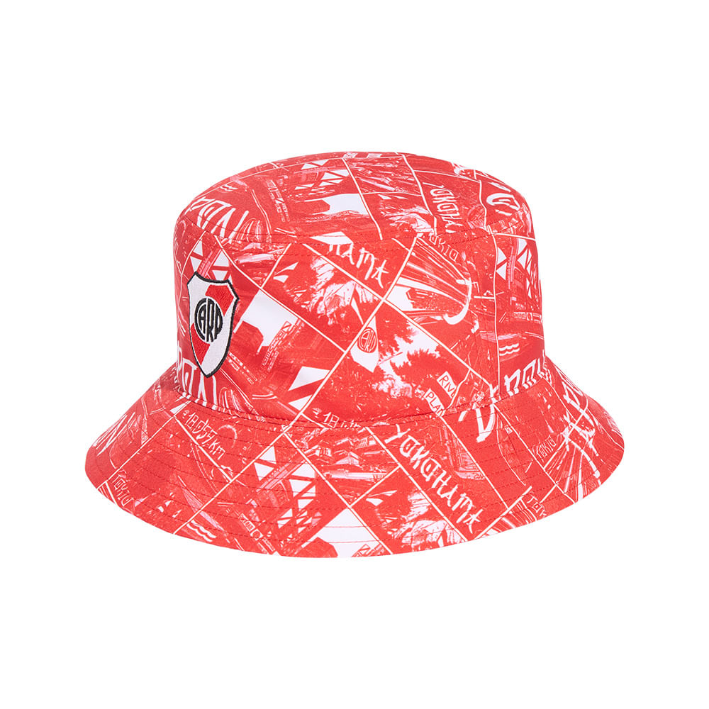 PILUSO ADIDAS RIVER PLATE BUCKET HAT - Red Sport