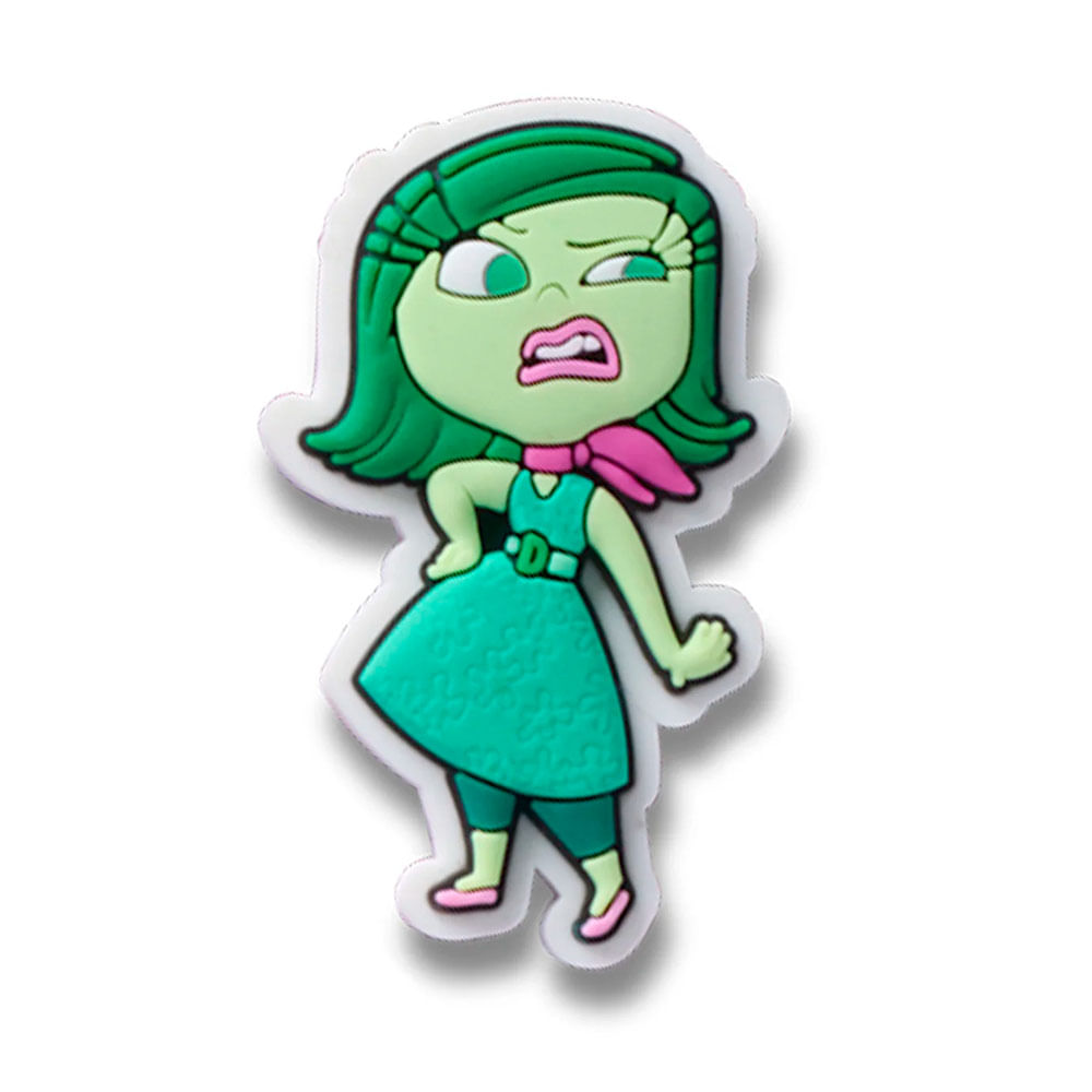 JIBBITZ CROCS PIXAR INSIDE OUT DISGUST - Red Sport